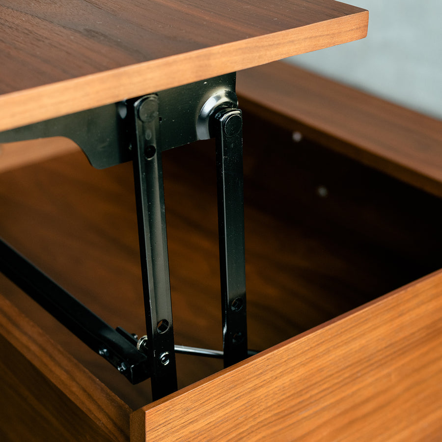 Matt: Walnut Lift Up Top Coffee Table - Mim Concept