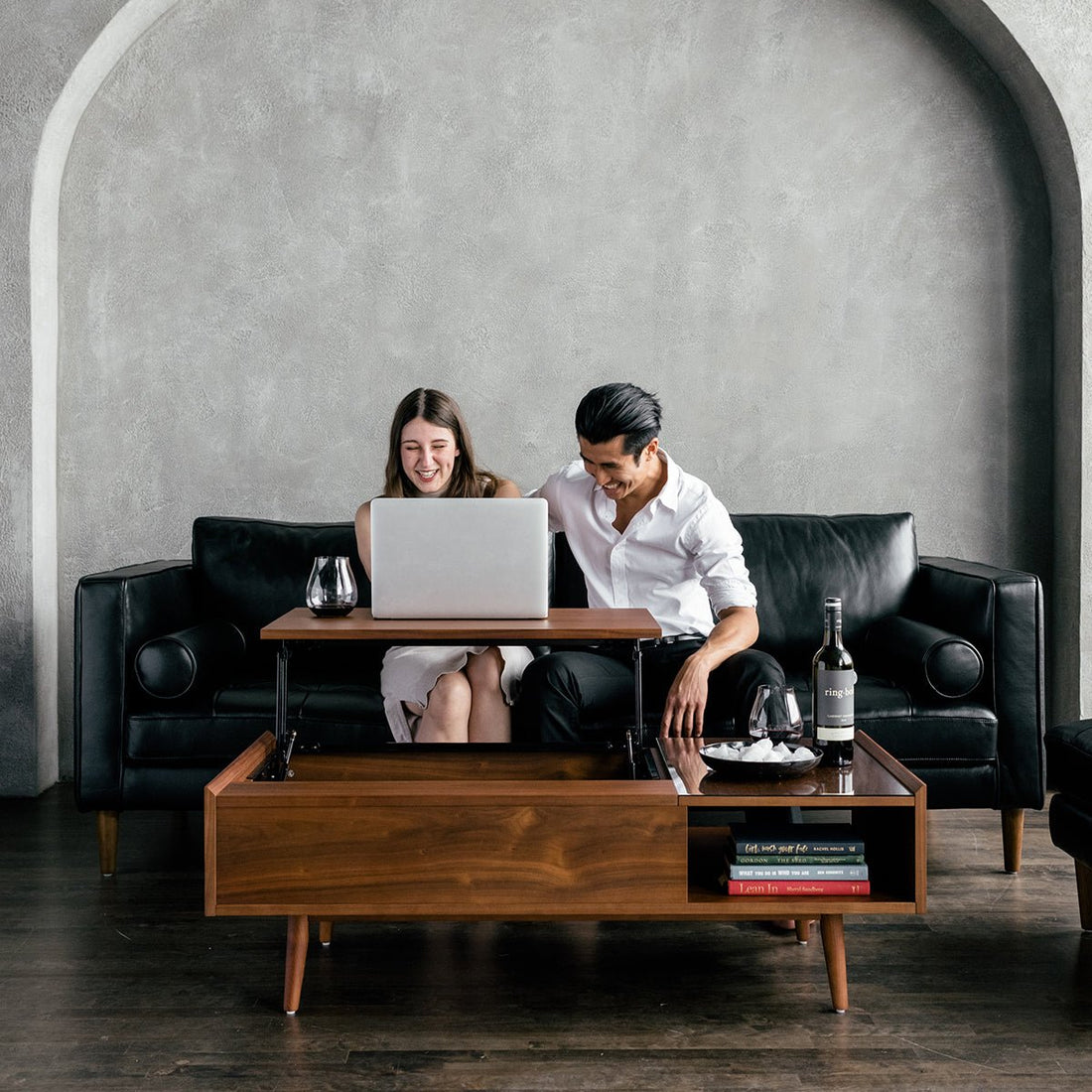 Matt - Lift Up Top Coffee Table - Mim Concept